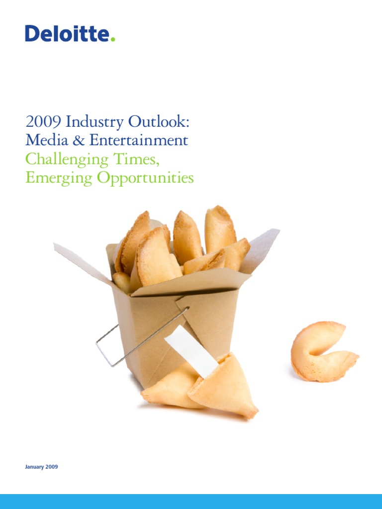 09 Media and Entertainment Deloitte | PDF | Technological Convergence ...