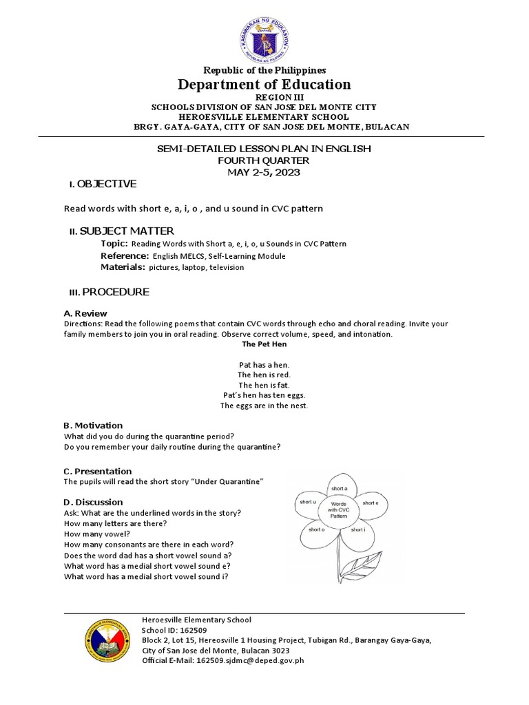 English 2 DLP Q4 May 2 5 2023 | PDF | Languages | Foreign Language Studies