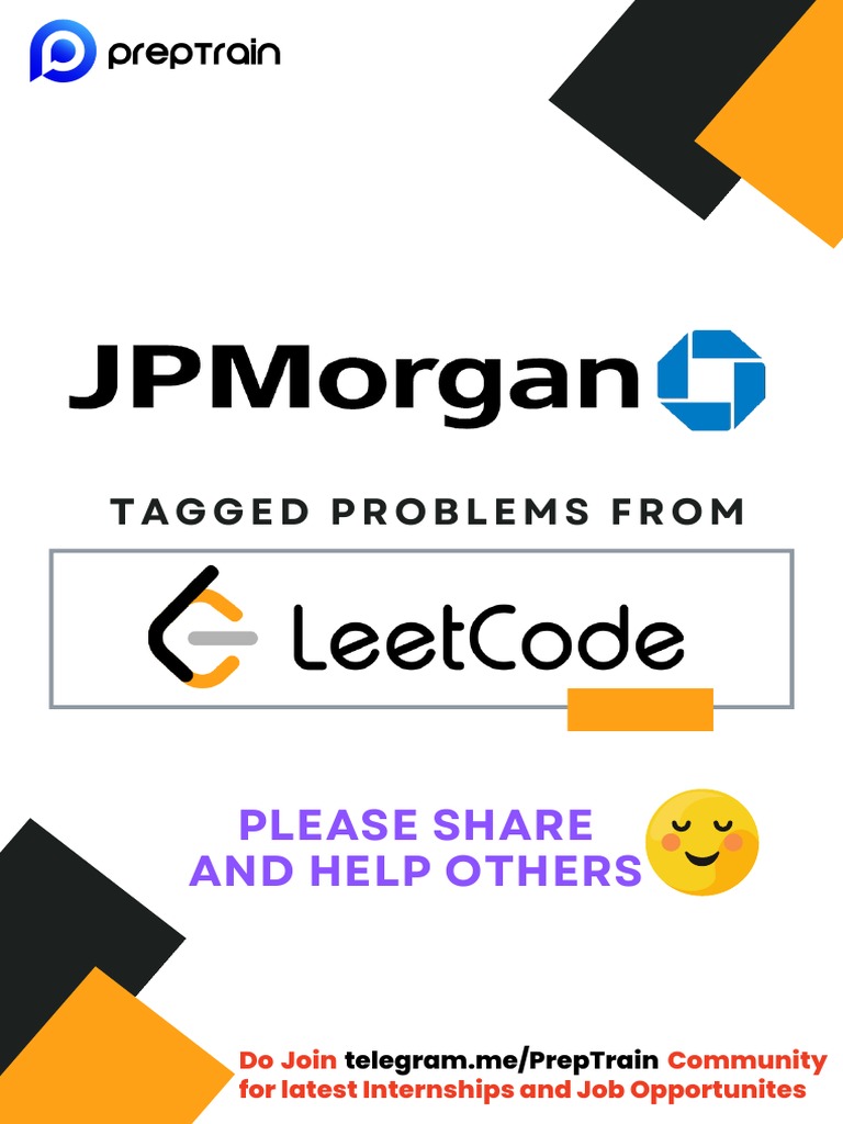 JP Morgan Tagged LeetCode Problems PDF | PDF