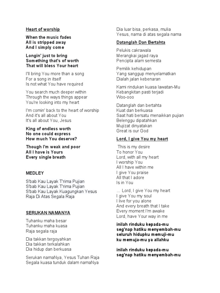 Lagu PW Yes | PDF