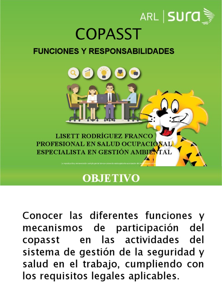 Copasst - Funciones y Responsabilidades Sura | PDF | Negocios