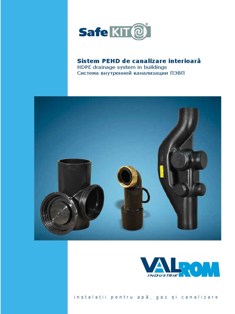 14 SafeKIT Sistem Din PEHD de Canalizare Interioara PDF | PDF
