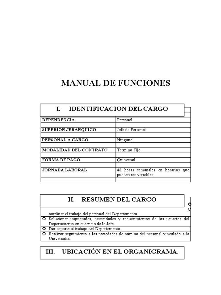 Funciones del Asistente de Personal | PDF