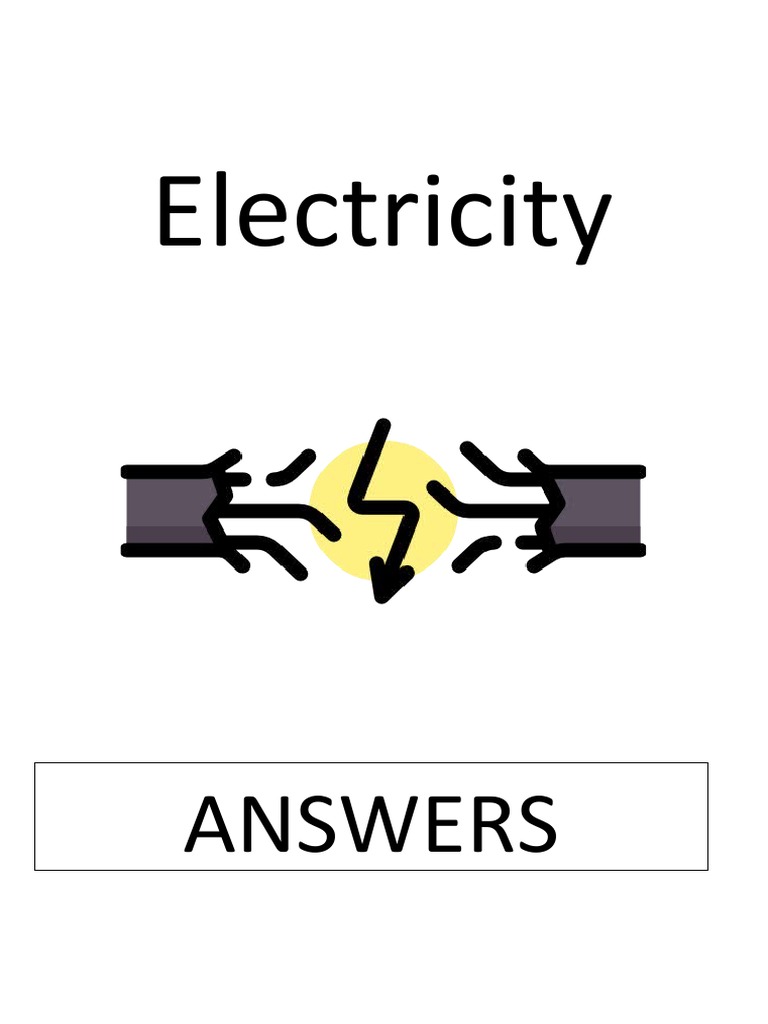 3.5 Electricity Answers | PDF