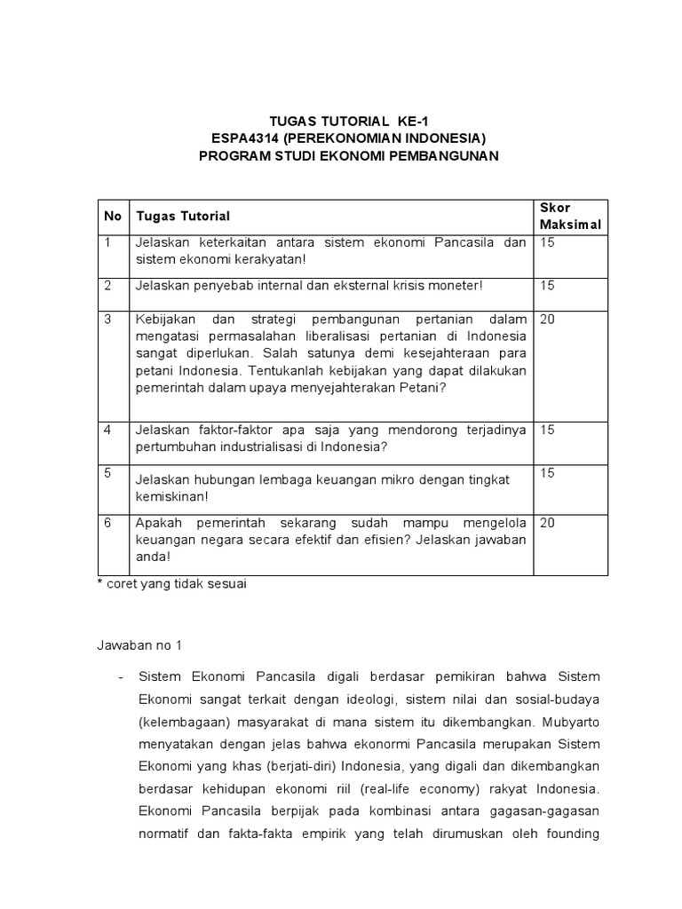 Tugas Tutorial 1 | PDF