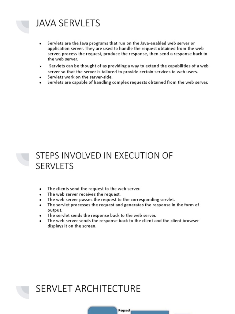 Servlets Pdf