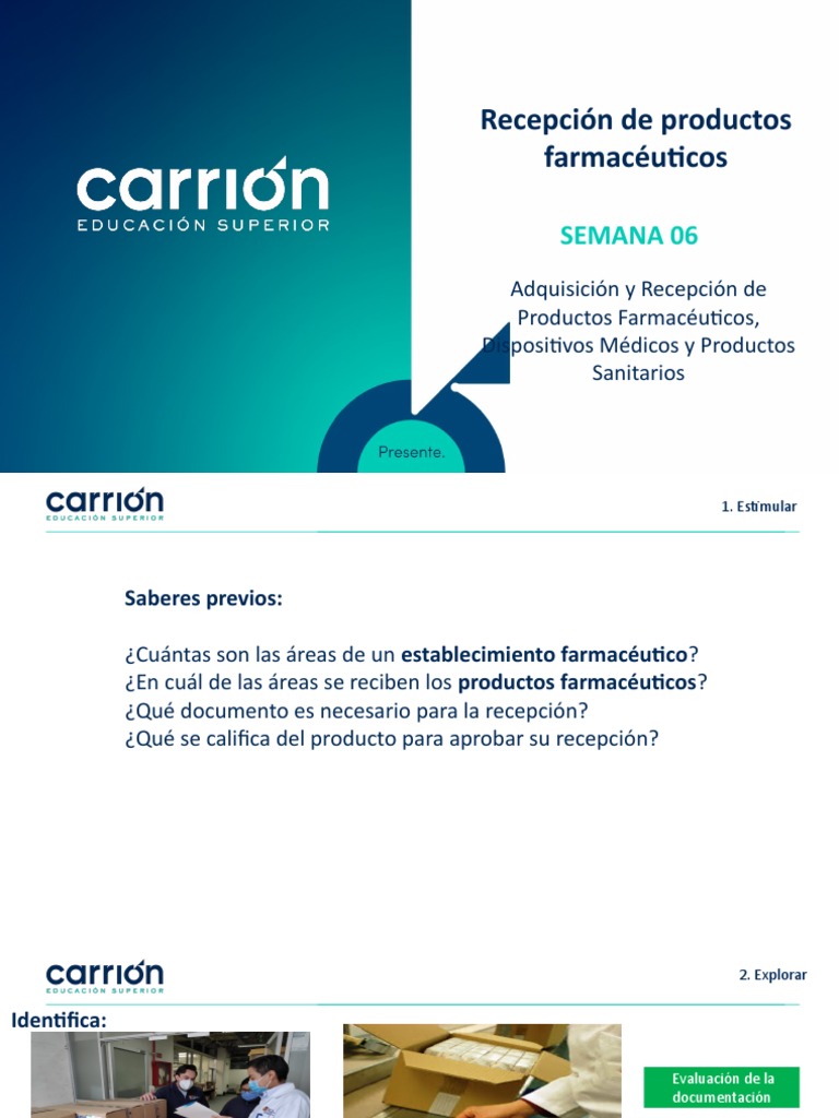 PSA06 FT II Adquisicion y Recepcion de Productos Farmaceuticos Dispositivos Medicos y Productos ...