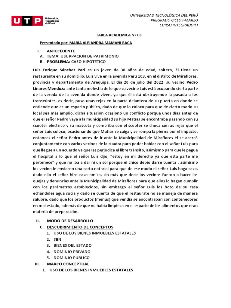 Tarea Academica #3 | PDF Tarea Academica #3 | PDF