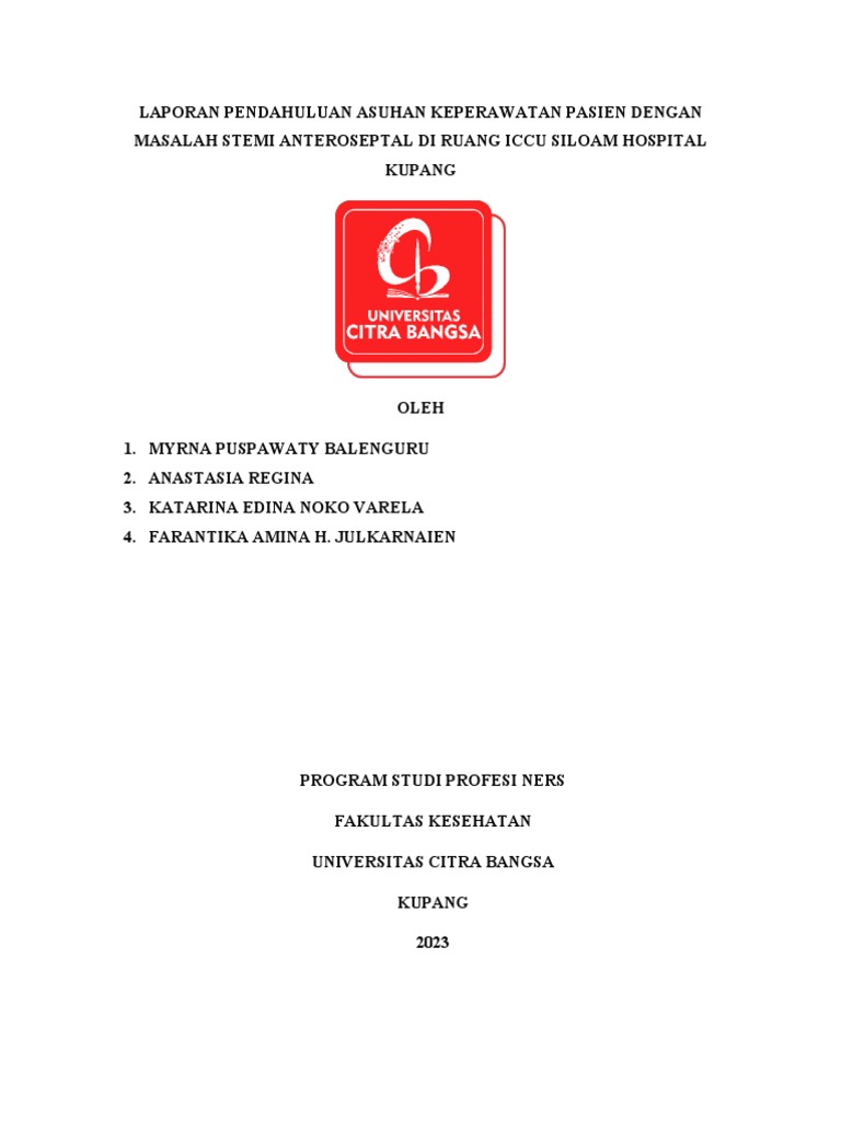 Asuhan STEMI di ICCU Siloam Kupang | PDF | Sains & Matematika