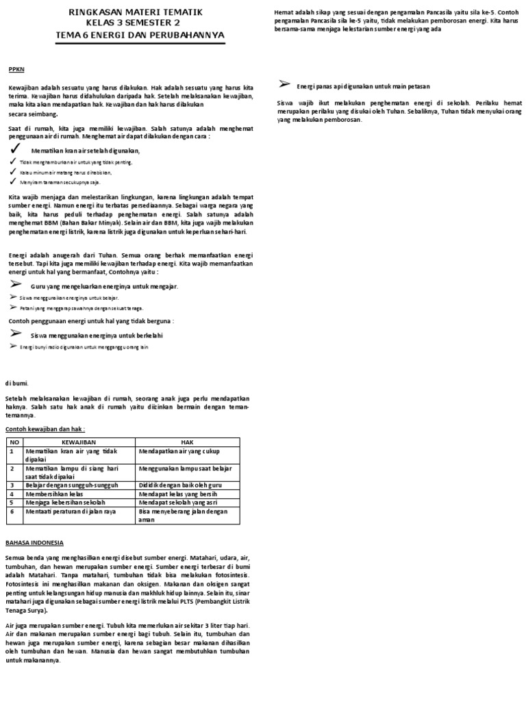 Ringkasan K3 T6 | PDF