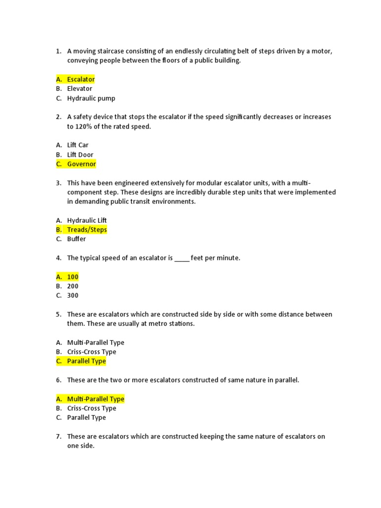Essential Escalator Safety and Design Features | PDF | Escalator | Elevator