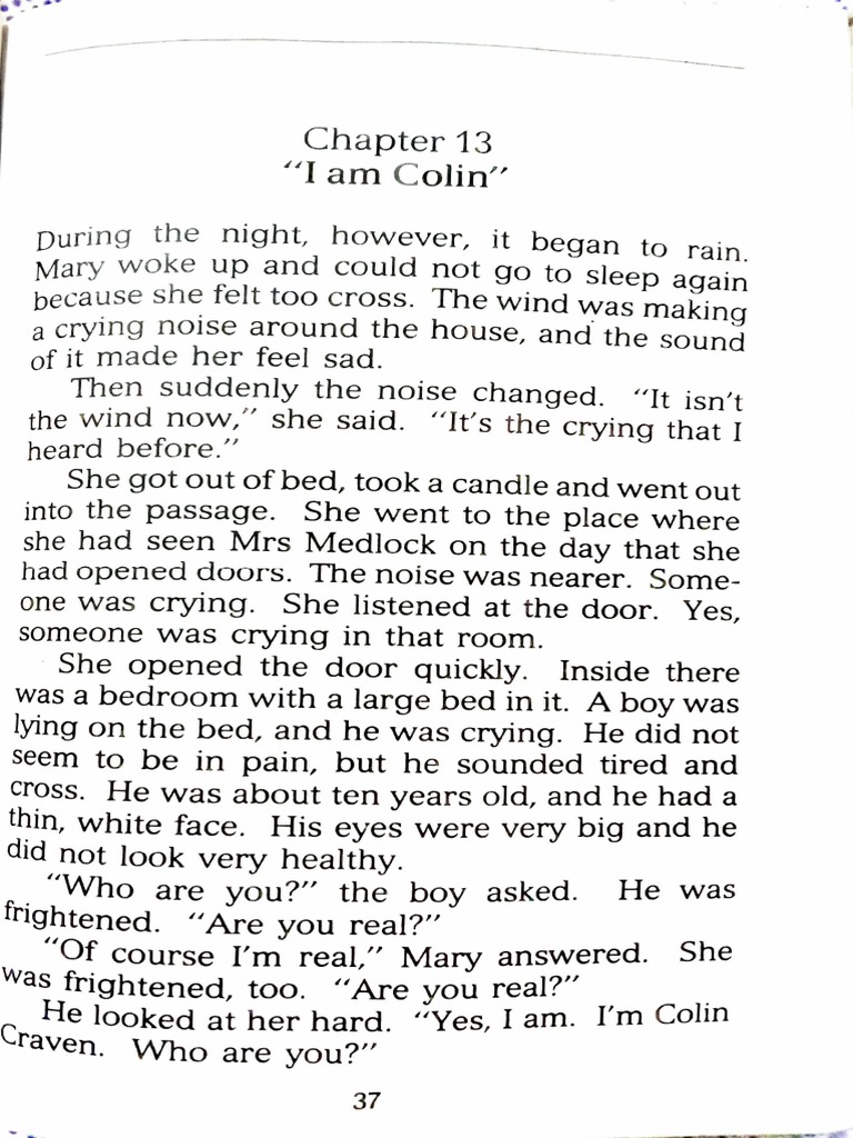 Secret Garden Chapter 13 Text PDF | PDF | The Secret Garden