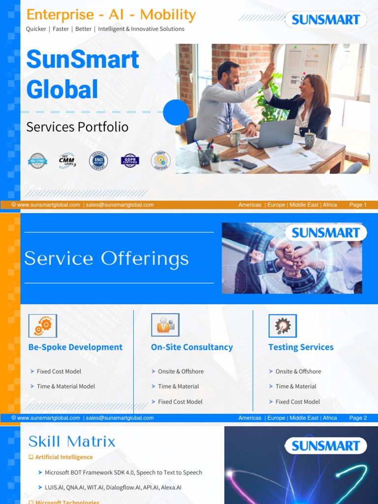 SunSmart Services Portfolio-1 PDF | PDF