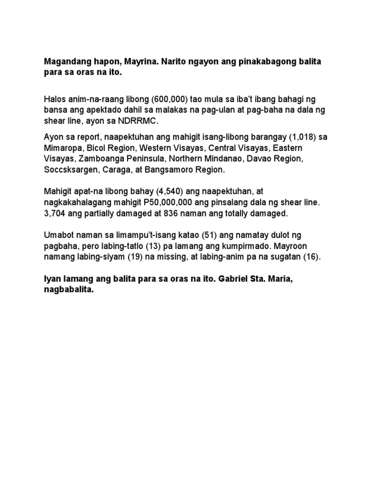BALITAAN | PDF