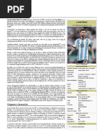 Biografía de Lionel Messi | PDF | Lionel Messi | FC Barcelona