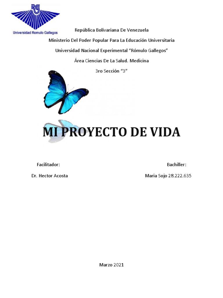 Mi Proyecto de Vida | PDF