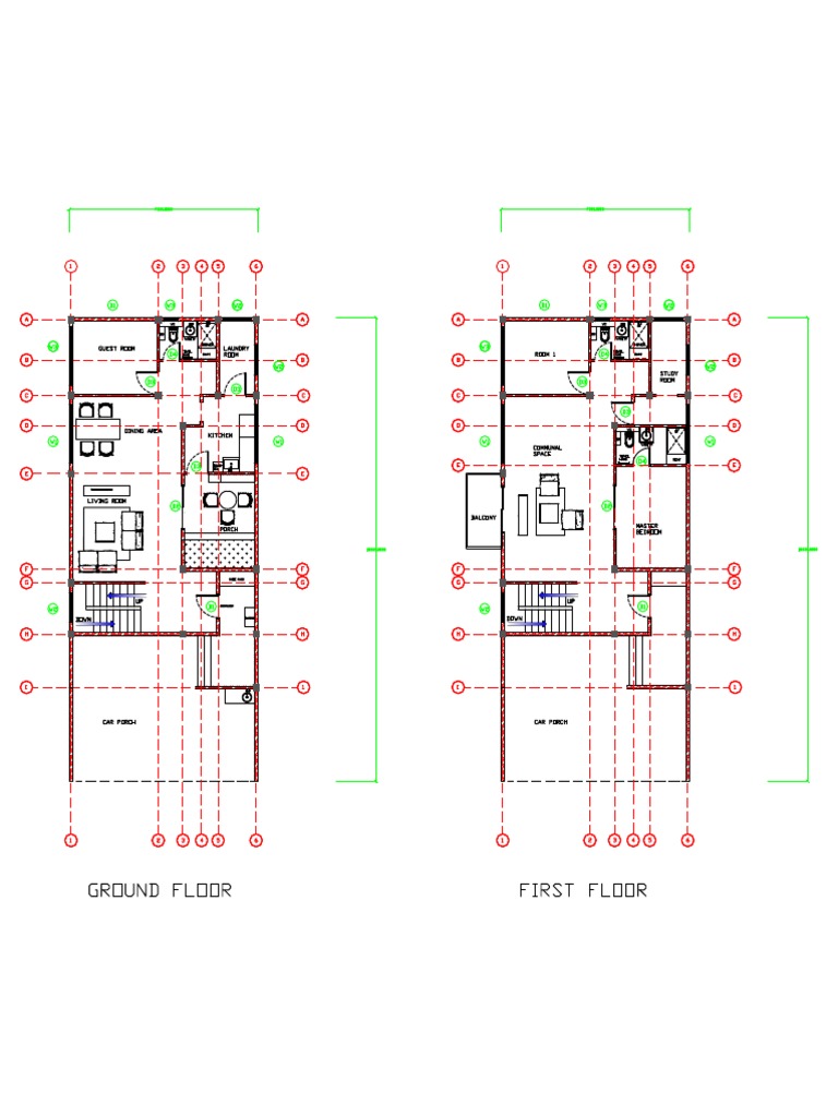 TERRACE HOUSE AUTOCAD-Model - PDF 9.3.22 PDF | PDF