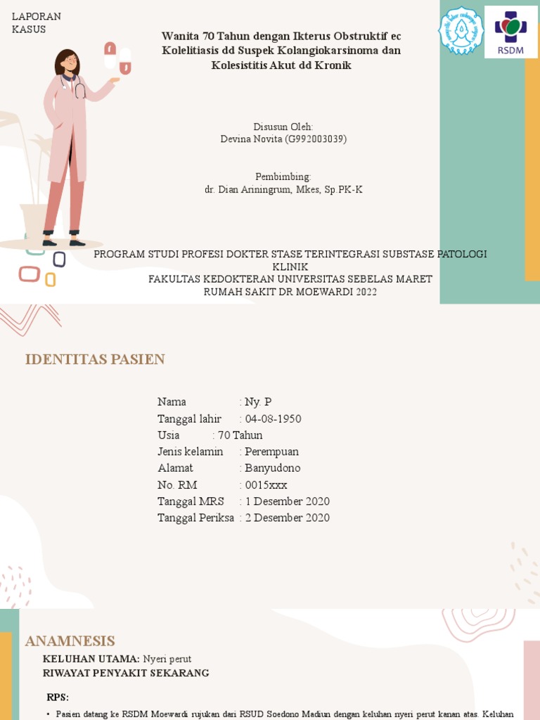 Laporan Kasus - Devina Novita L - G992003039 - 28 Feb-13 Maret 2022 | PDF