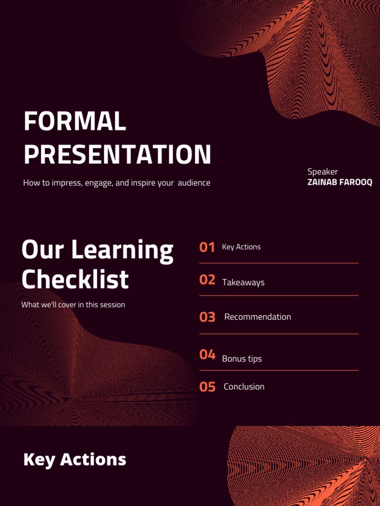 Formal Presentation PDF | PDF
