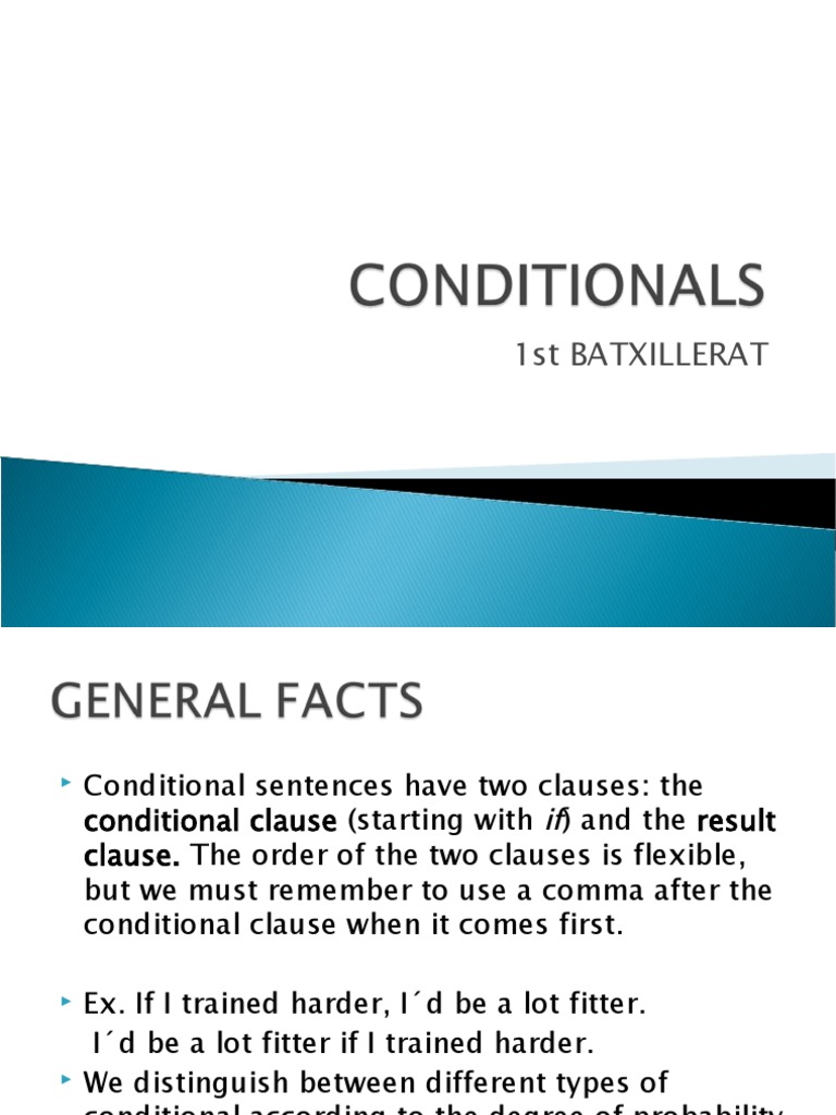 Unit 4 Conditionals Time Clauses | PDF | Linguistic Typology | Linguistics