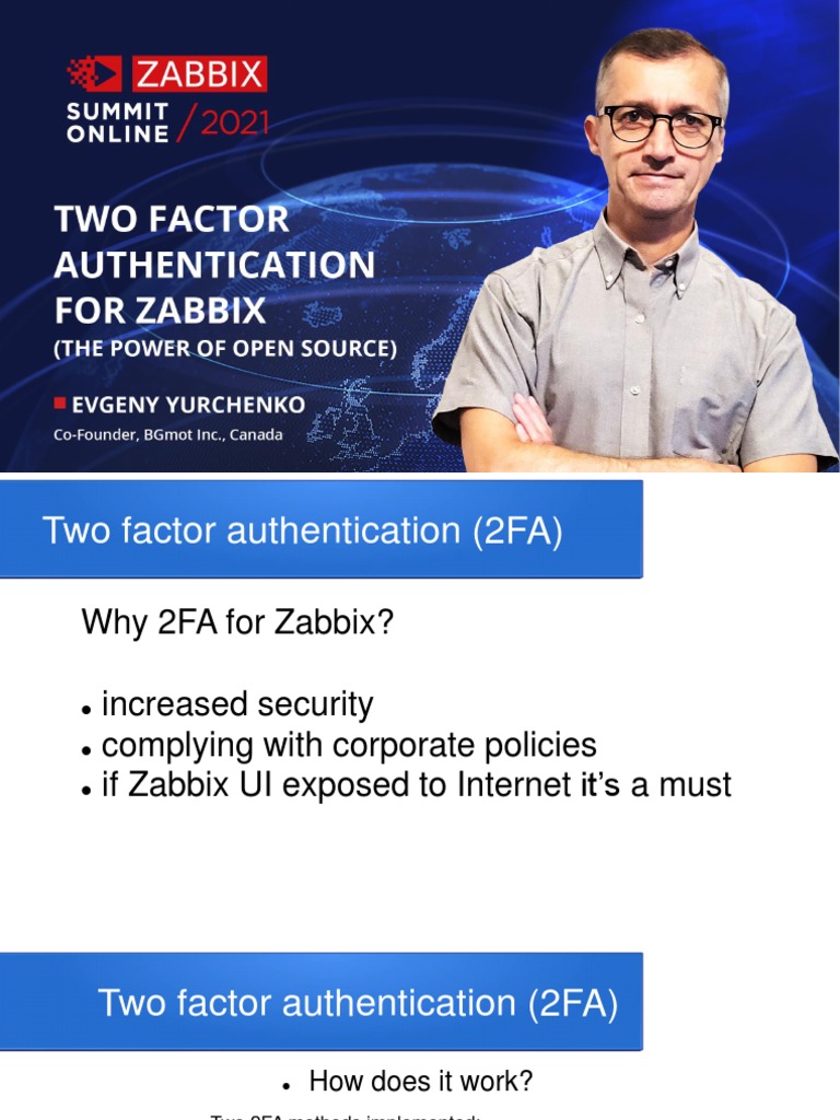 Zabbix Two-Factor Authentication Guide | PDF