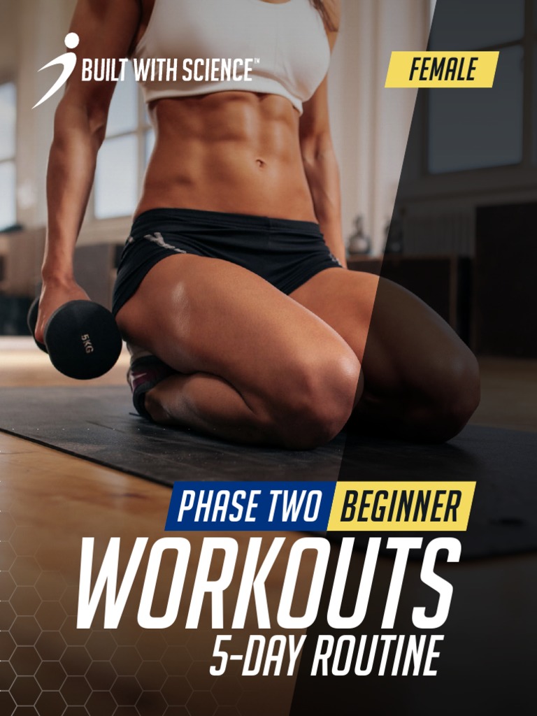 BWS Female Beginner - Phase 2 Workouts - 5 Days PDF | PDF