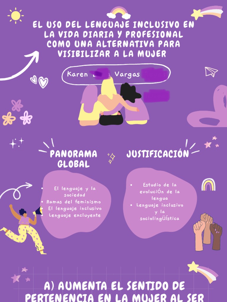 Lenguaje inclusivo para el la equidad de género | PDF | Lingüística ...