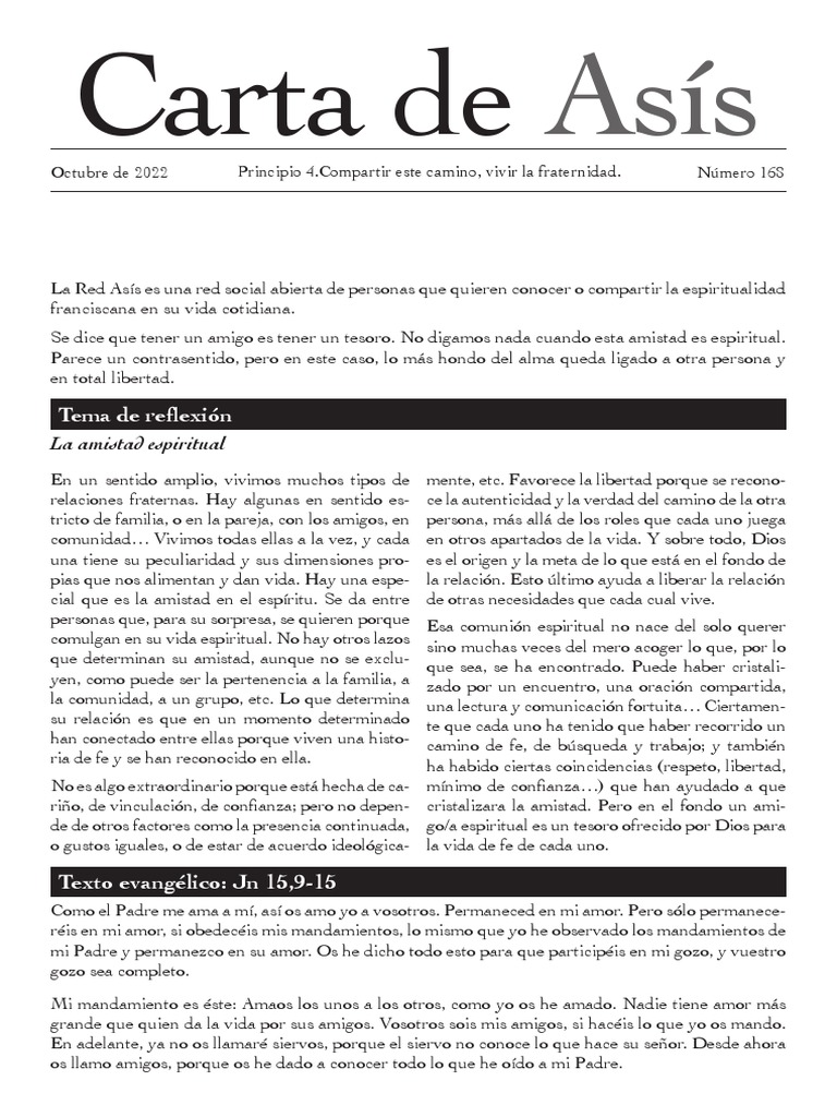 Carta Asis 168 PDF | PDF