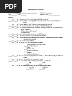 Holistic Health Questionnaire | PDF | Ion | Ph