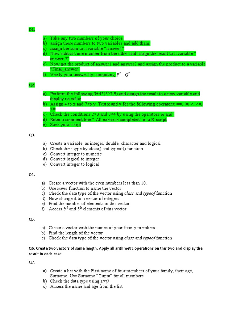 Question Set 1 | PDF | Technology & Engineering