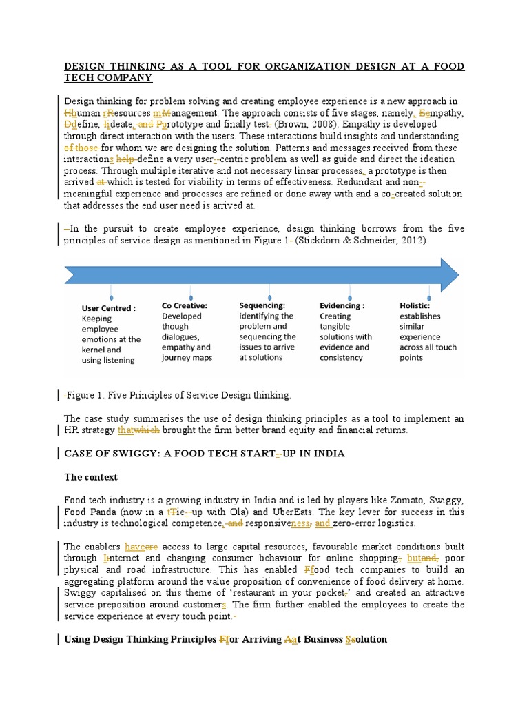 Case Study SWIGGY - Edited | PDF