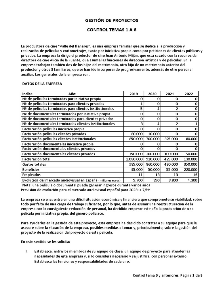 CONTROL Tema 6 PDF | PDF