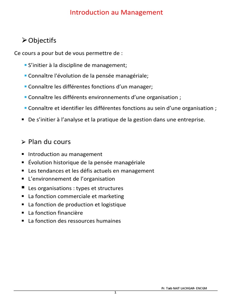 Management S1 PDF | PDF