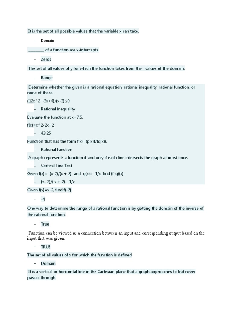 GENMATH Exam Q1 | PDF | Function (Mathematics) | Mathematics