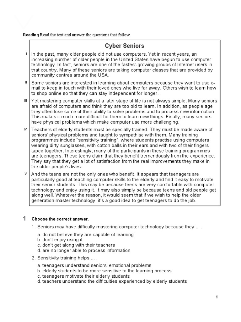 Reading Practice 2 | PDF | Social Science