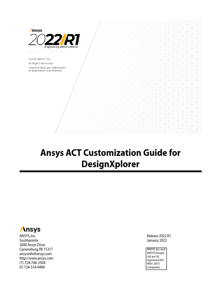 ACT Customization Guide For DesignXplorer PDF | PDF