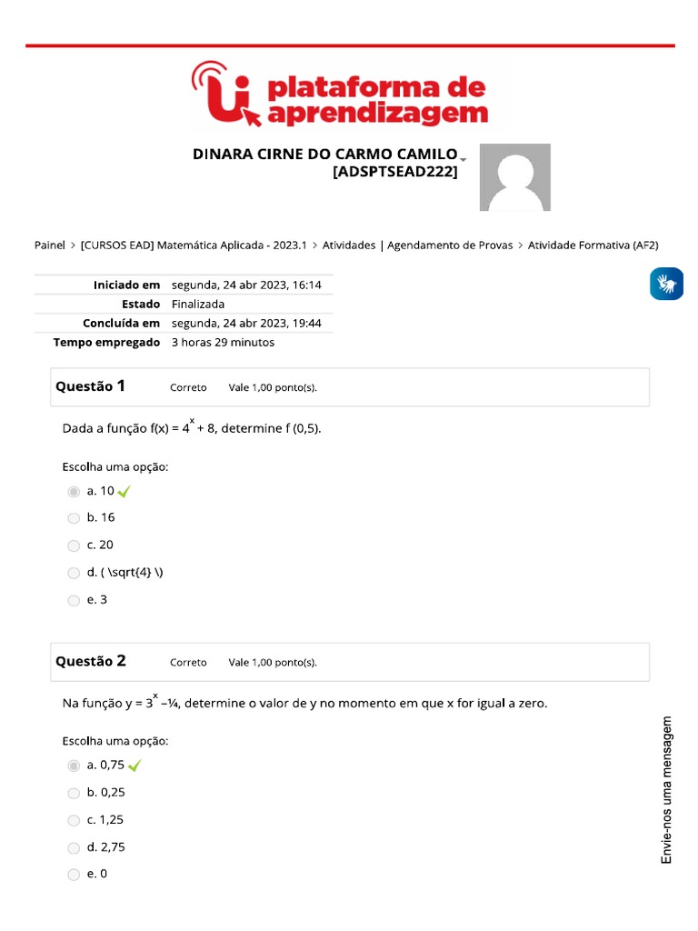 Matematica AF2 | PDF