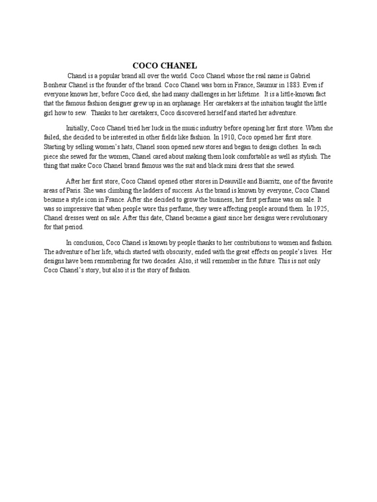 Coco Chanel | PDF