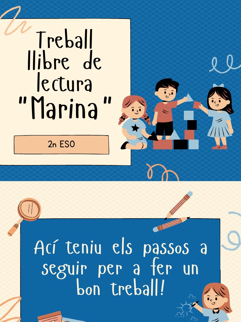 Treball Llibre de Lectura Marina PDF | PDF