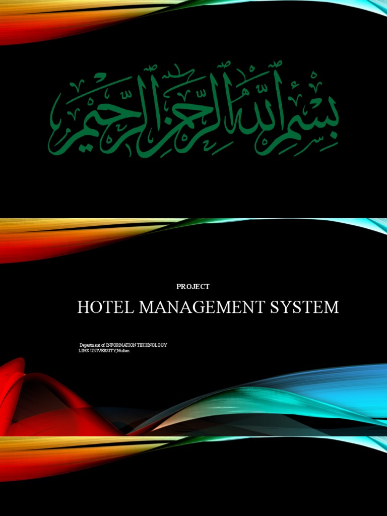 Presentation (Hotel Management System) | PDF | Business