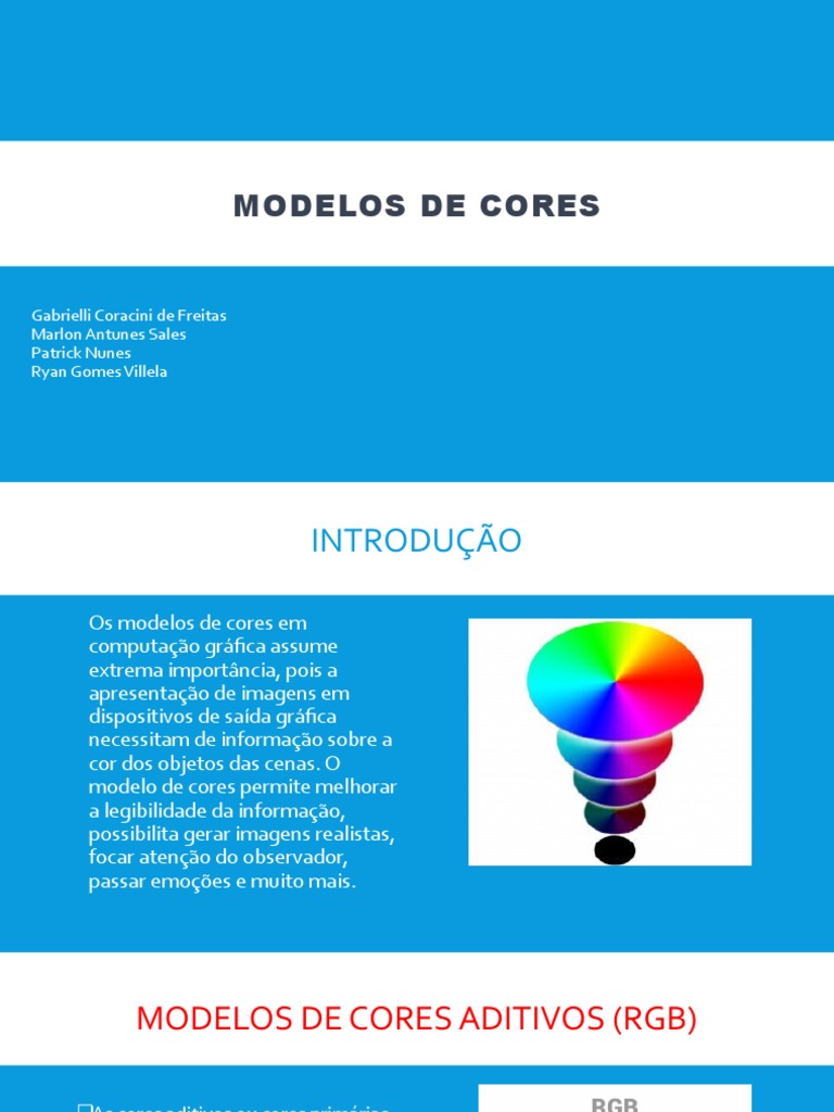 Modelos de Cores | PDF