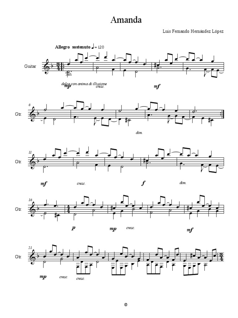 Amanda PDF | PDF
