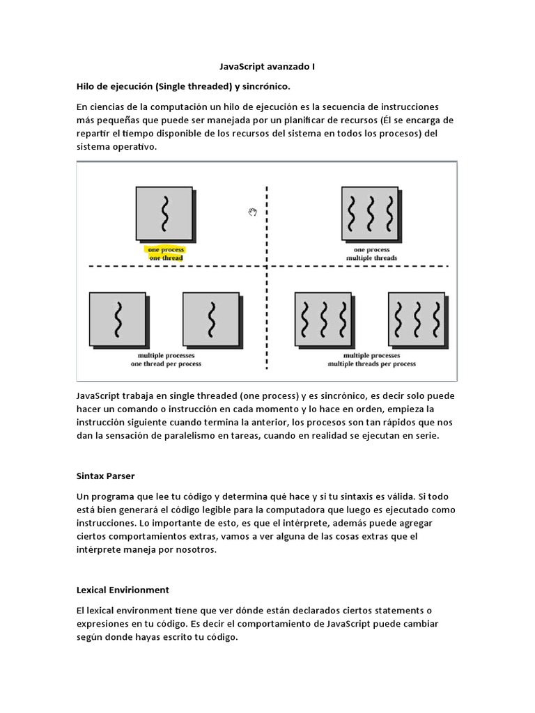 JavaScript Avanzado I | PDF
