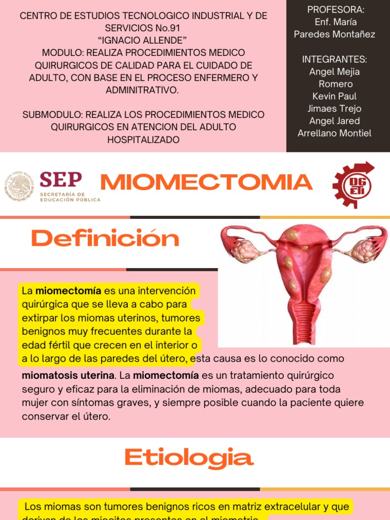 Miomectomia Pdf