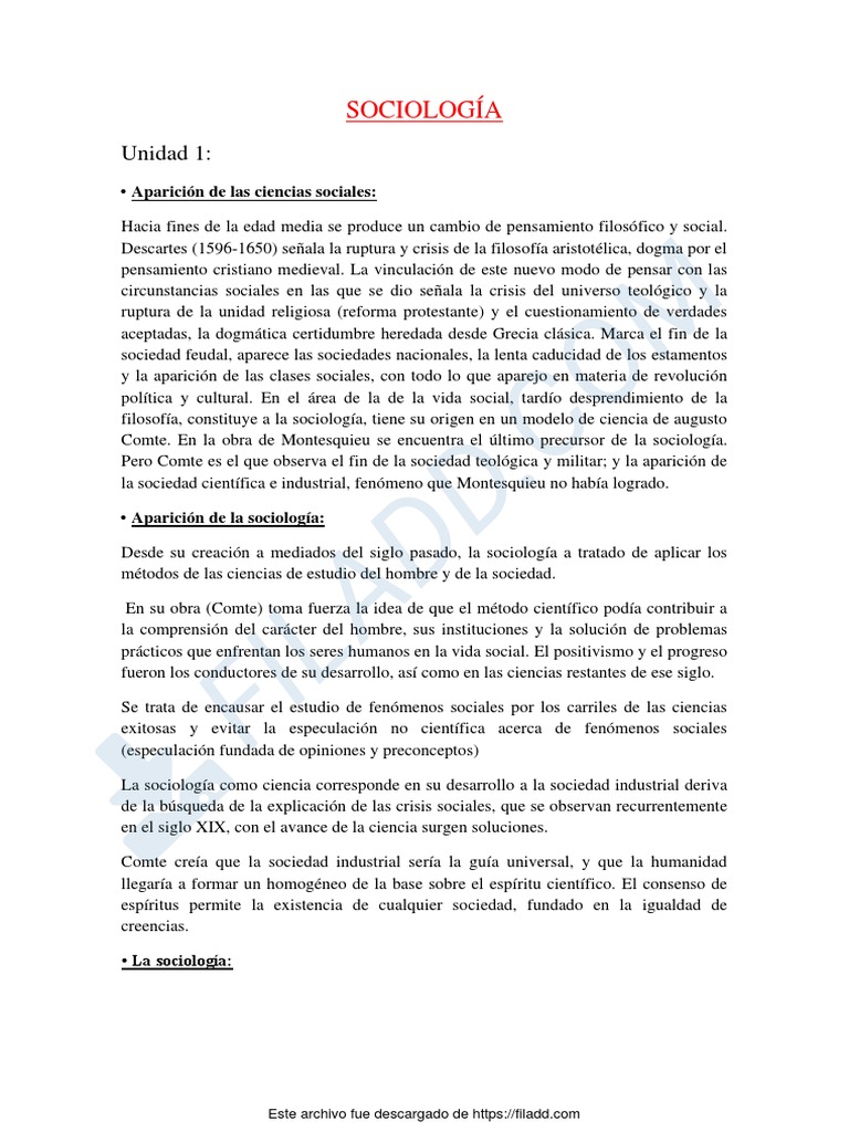 Sociologia PDF | PDF | Sociología | Sociedad
