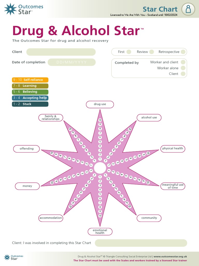 Drug and Alcohol Star Chart PDF | PDF
