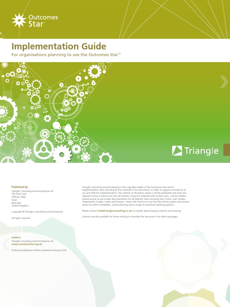 Outcomes Star Implementation Guide PDF | PDF