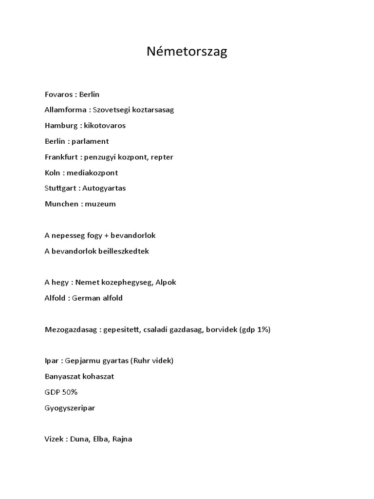 Foldrajz Dolgozat N.O. Es E.eu | PDF