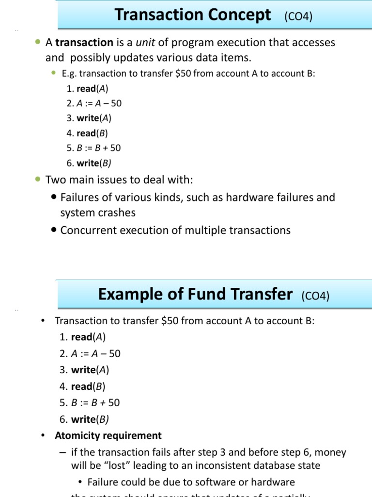 Unit4 Dbms PDF | PDF | Database Transaction | Data Unit4 Dbms PDF | PDF | Database Transaction | Data