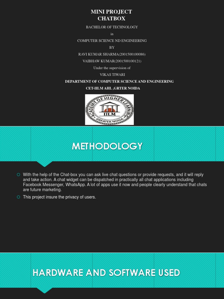 3rd Year Mini Project | PDF